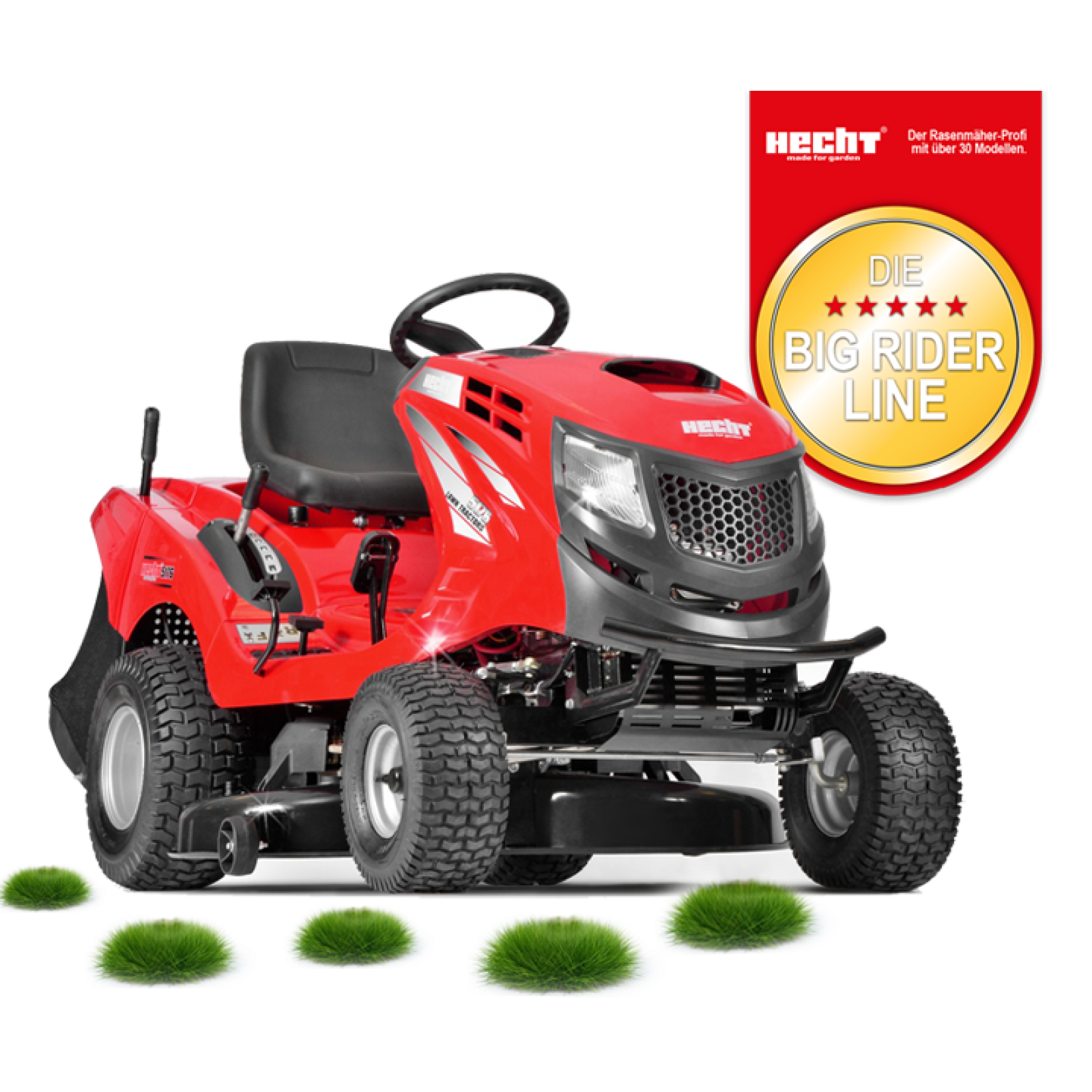 Tractor pentru tuns iarba Hecht 5227, motor Briggs & Stratton intek ...